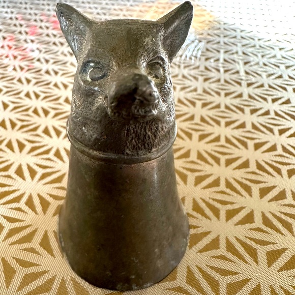 Dining | Vintage Pewter Fox Stirrup Cocktail Shot Mixer Cup Whisky Dram ...